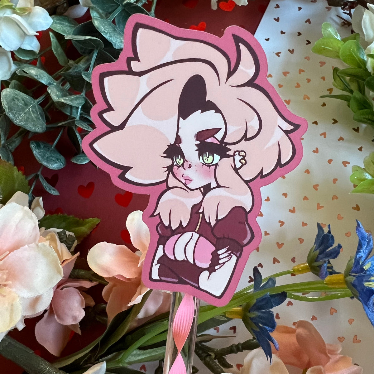 Momo Matte Sticker – Peachypitart